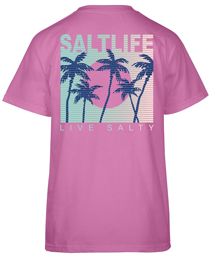 Salt Life Women's Palmline Cotton Short-Sleeve T-Shirt - Macy's