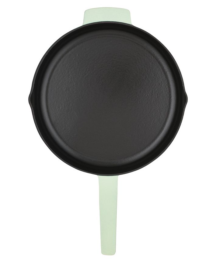 KitchenAid Enameled Cast Iron 12" Skillet with Helper Handle and Pour ...
