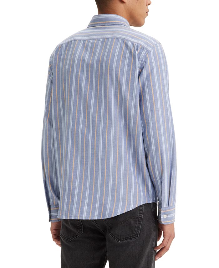 Levi's Men's Classic 1 Pocket Regular-Fit Long Sleeve Shirt - Macy's
