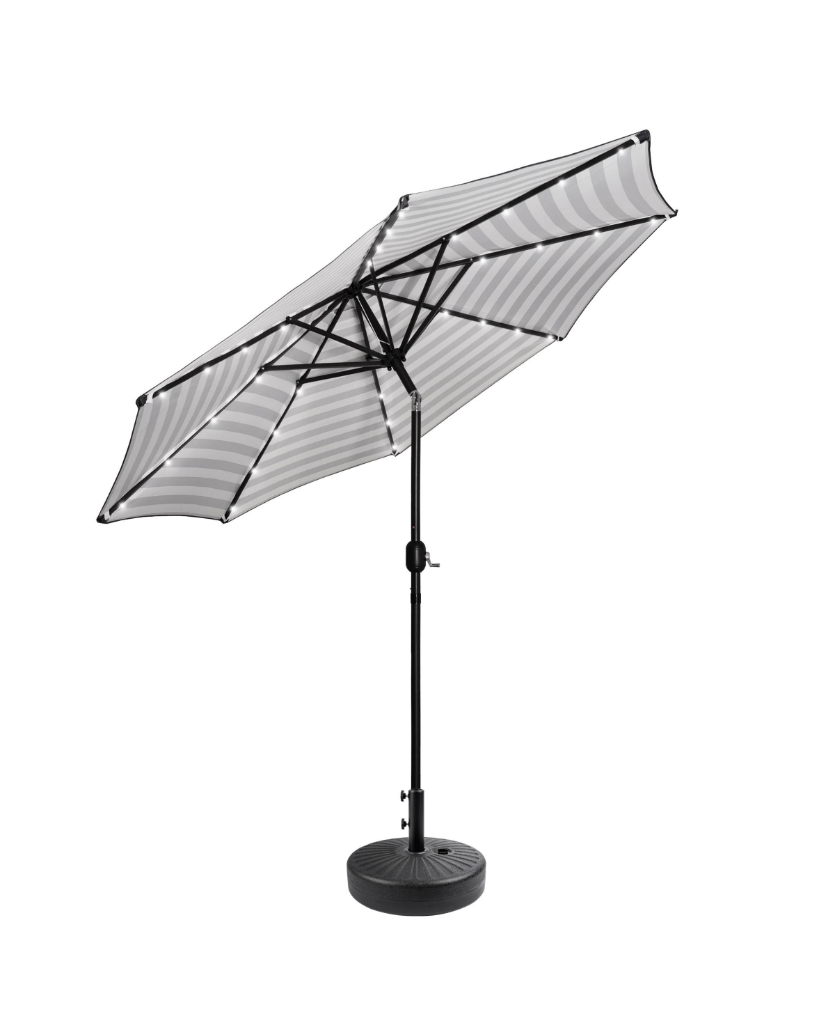 Click here for 9 ft. Patio Solar Power Led lights Market Umbrella... prices