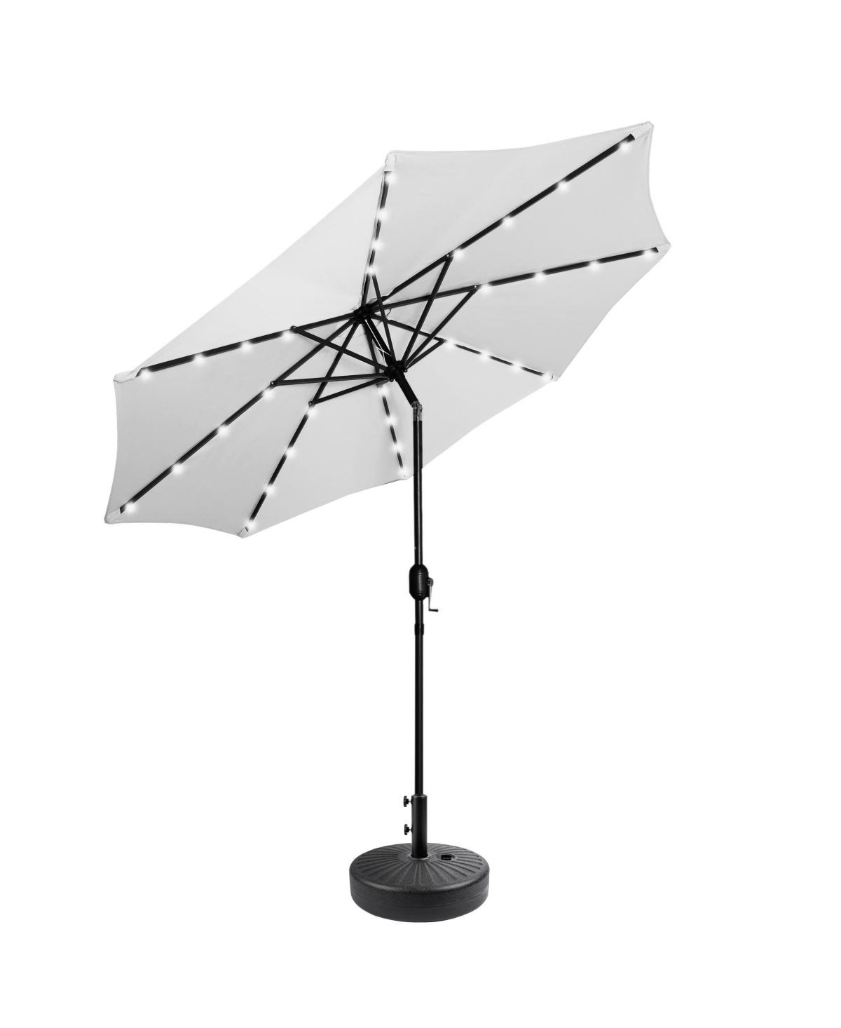 Click here for 9 ft. Patio Solar Power Led lights Market Umbrella... prices
