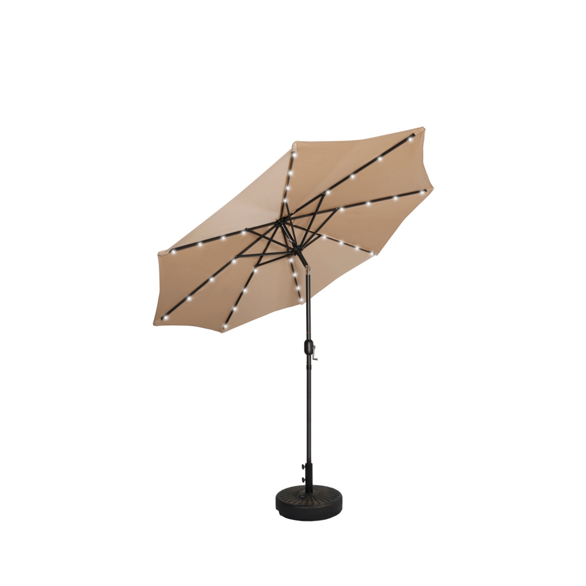 Click here for 9 ft. Patio Solar Power Led lights Market Umbrella... prices