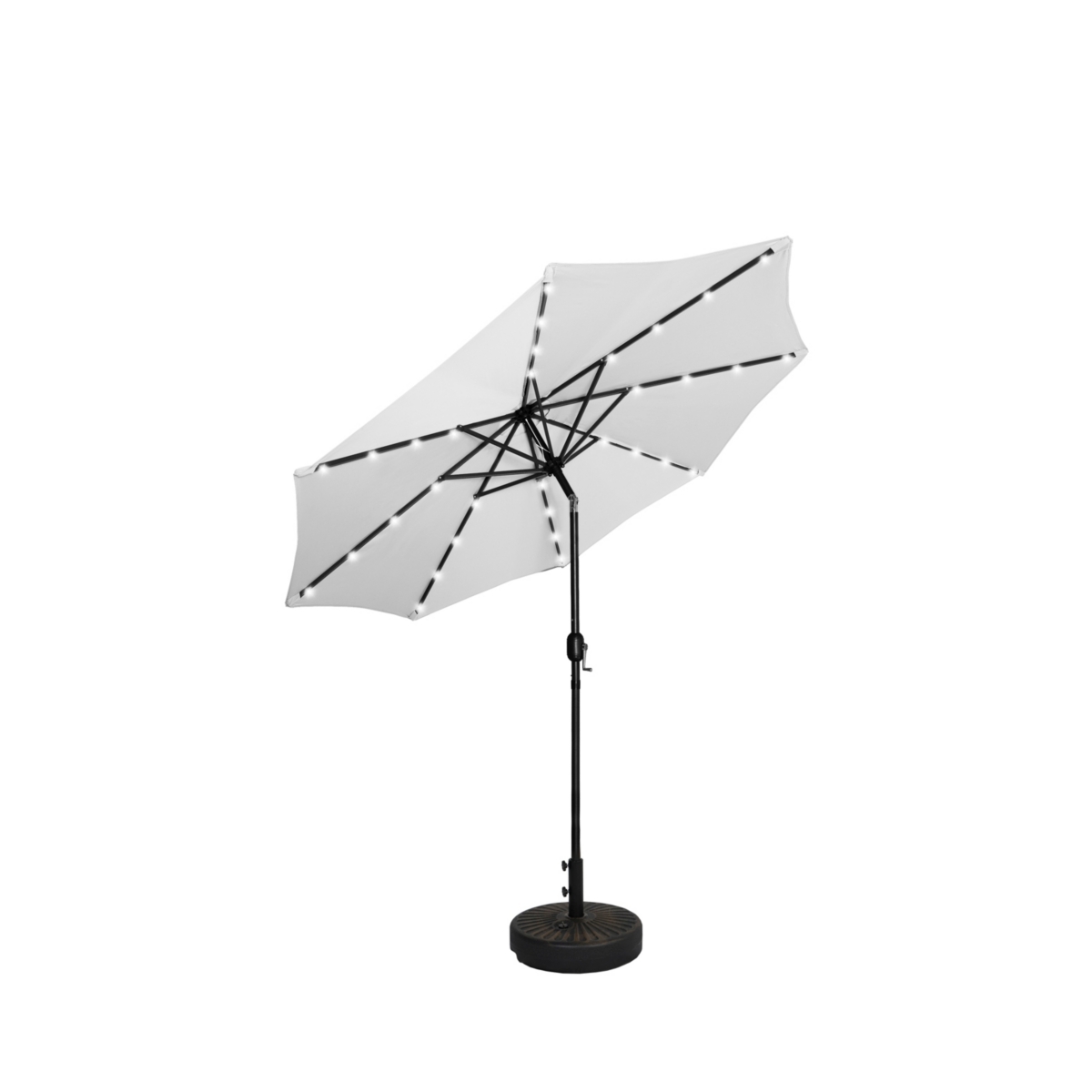 Click here for 9 ft. Patio Solar Power Led lights Market Umbrella... prices