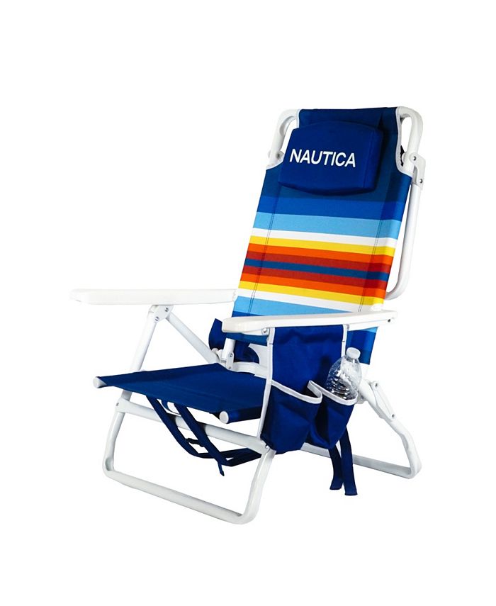 Nautica 5 Position Beach Chair - Macy's