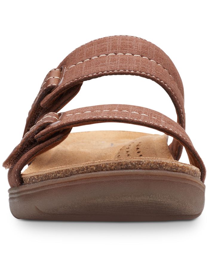 Clarks Women's April Dusk Slip-On Slide Sandals - Macy's