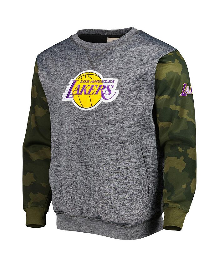 Fanatics Men's Heather Charcoal Los Angeles Lakers Camo Stitched ...