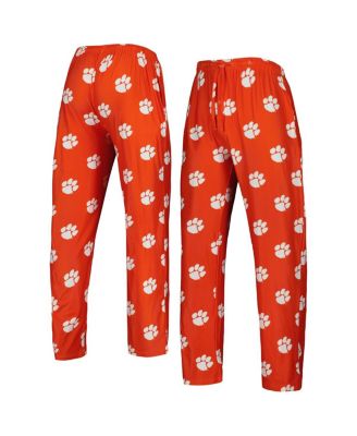 Concepts Sport Men's Orange Clemson Tigers Logo Flagship Allover Print ...