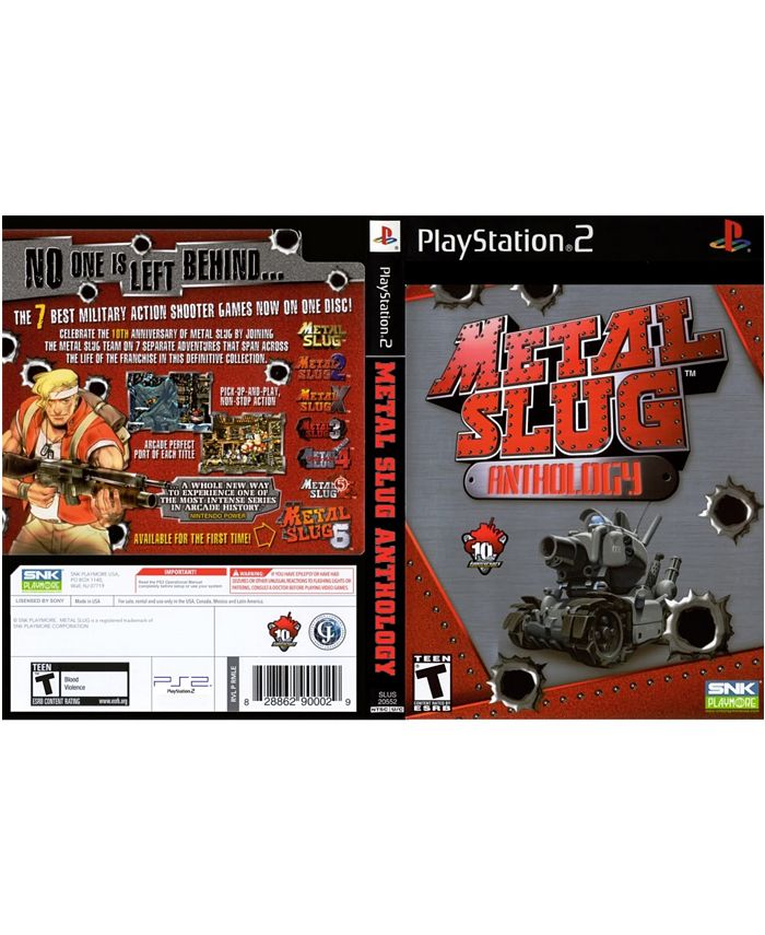 SNK Metal Slug Anthology Playstation 2 - Macy's