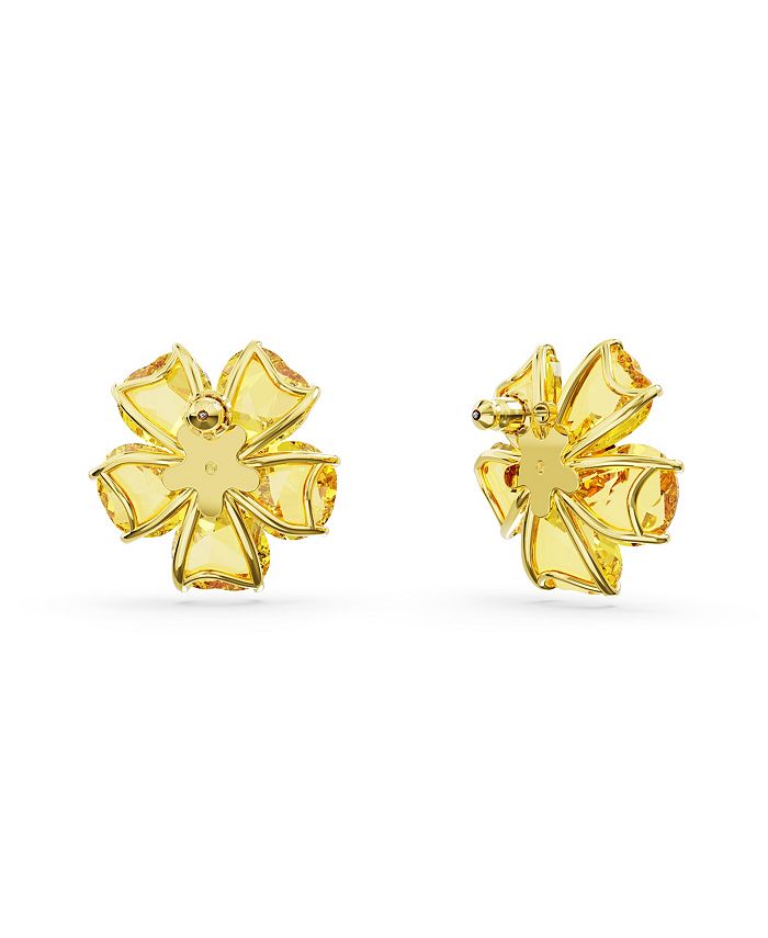 Swarovski Crystal Flower Florere Stud Earrings - Macy's