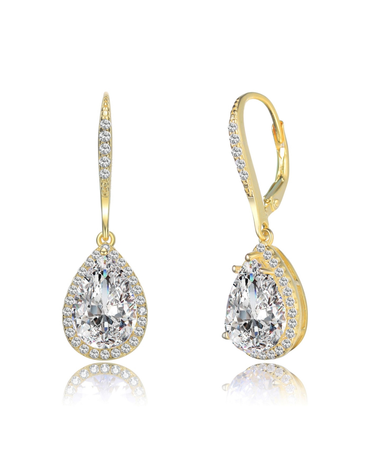 Click here for Sterling Silver Cubic Zirconia Pear Drop Earrings... prices