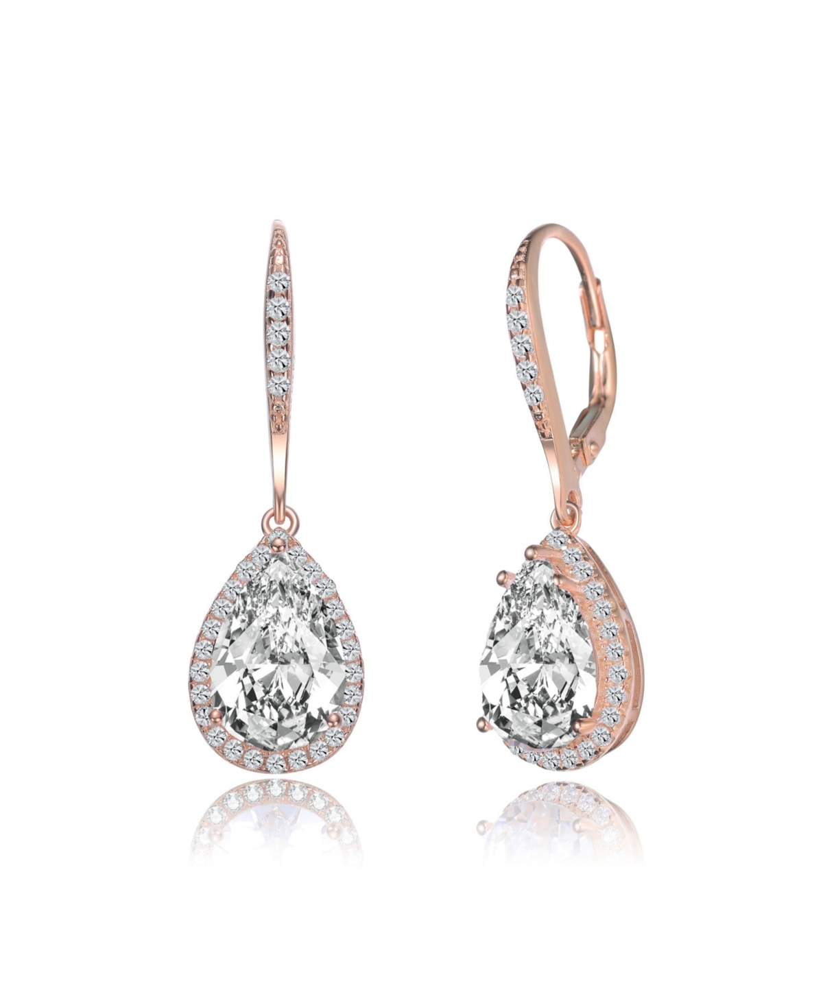 Click here for Sterling Silver Cubic Zirconia Pear Drop Earrings... prices