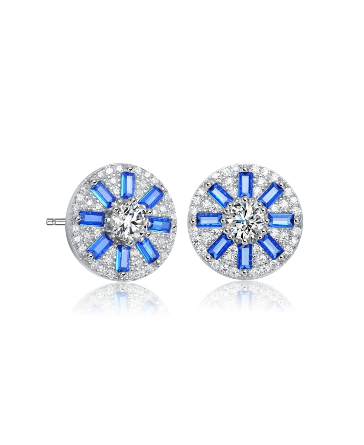 Click here for Sterling Silver Baguette and Round Cubic Zirconia... prices