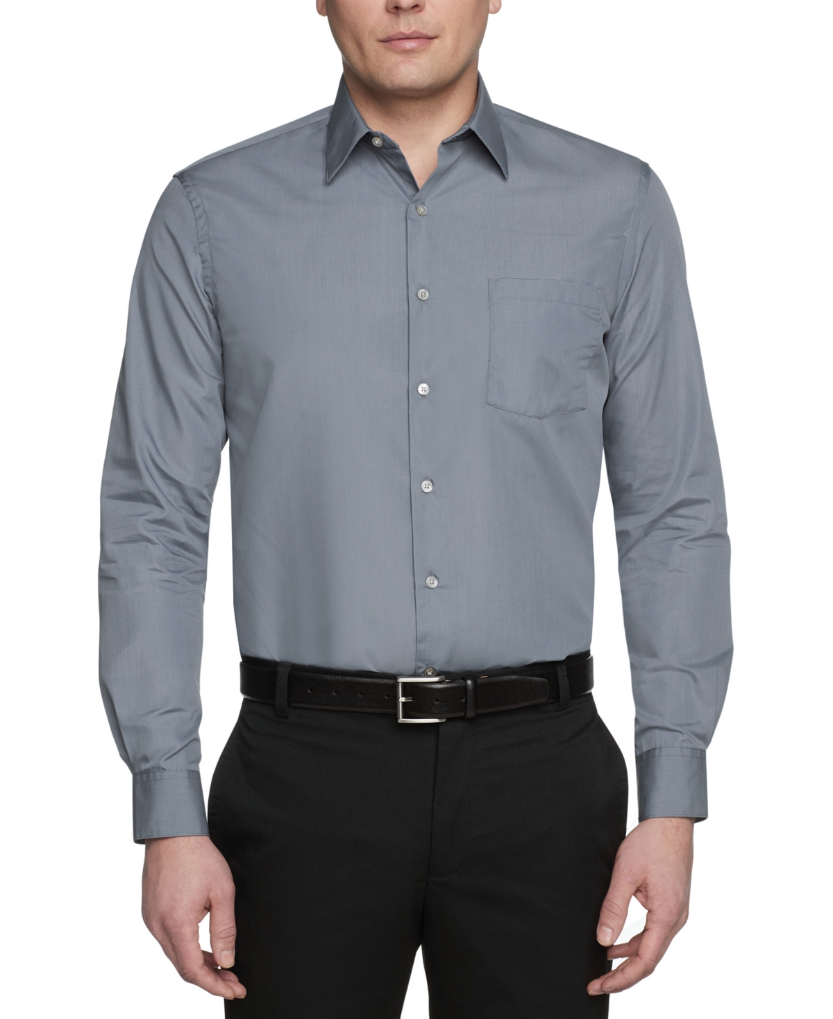 Click here for Van Heusen Mens Regular Fit Point Collar Poplin Dr... prices