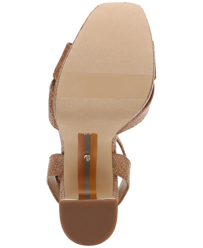Sam Edelman Kayna Ankle-Strap Two-Piece Platform Sandals - Macy's