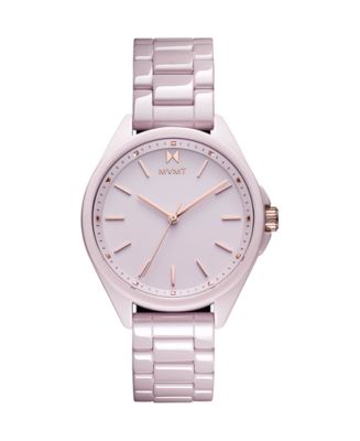 MVMT Women's Coronada Quartz Pink Watch 36mm - Macy's