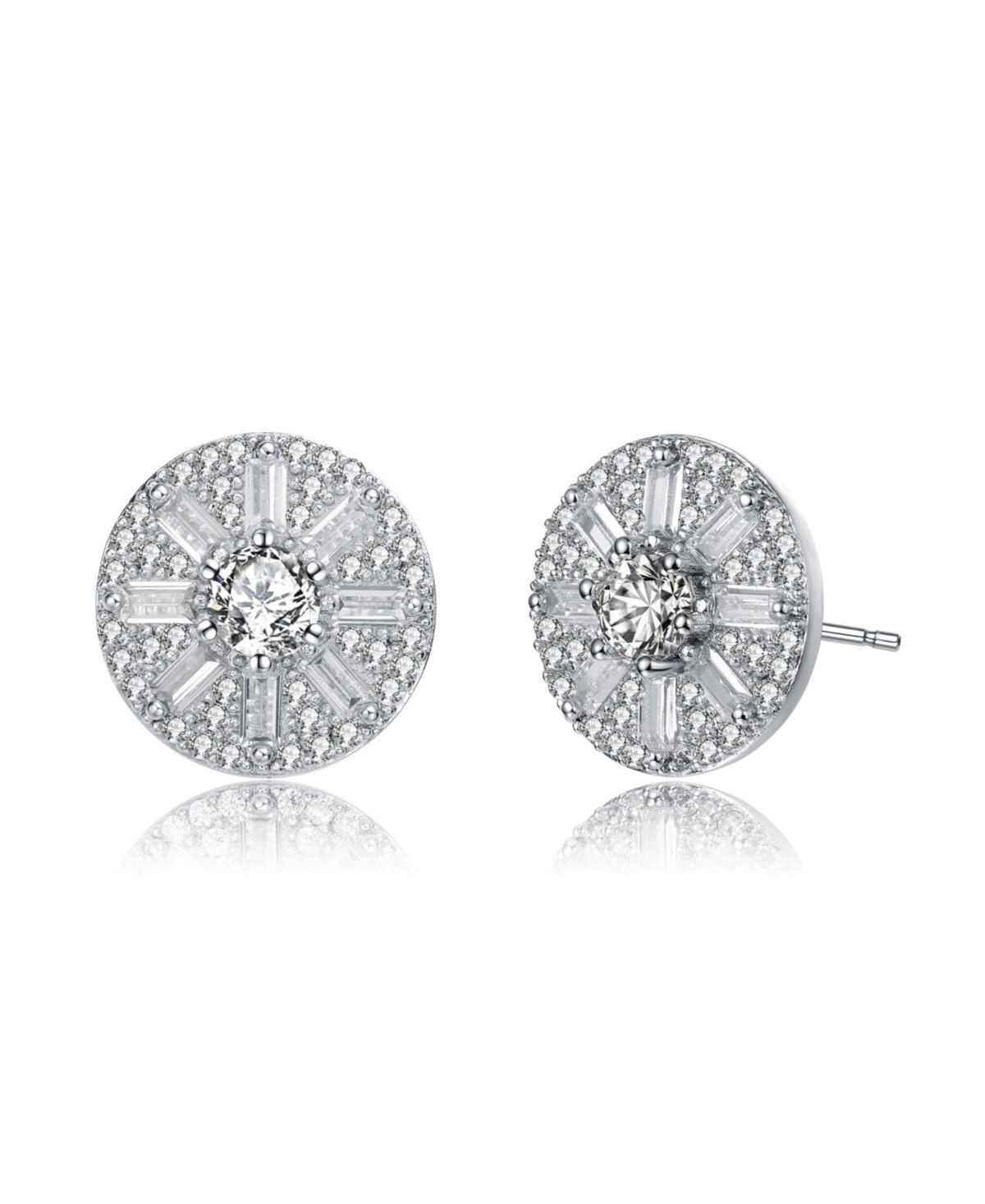 Click here for Sterling Silver Baguette and Round Cubic Zirconia... prices