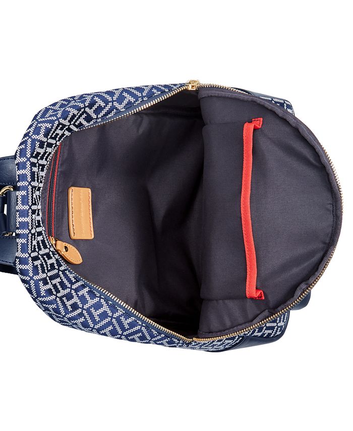Tommy Hilfiger Jaden Plus Signature Monogram Backpack - Macy's