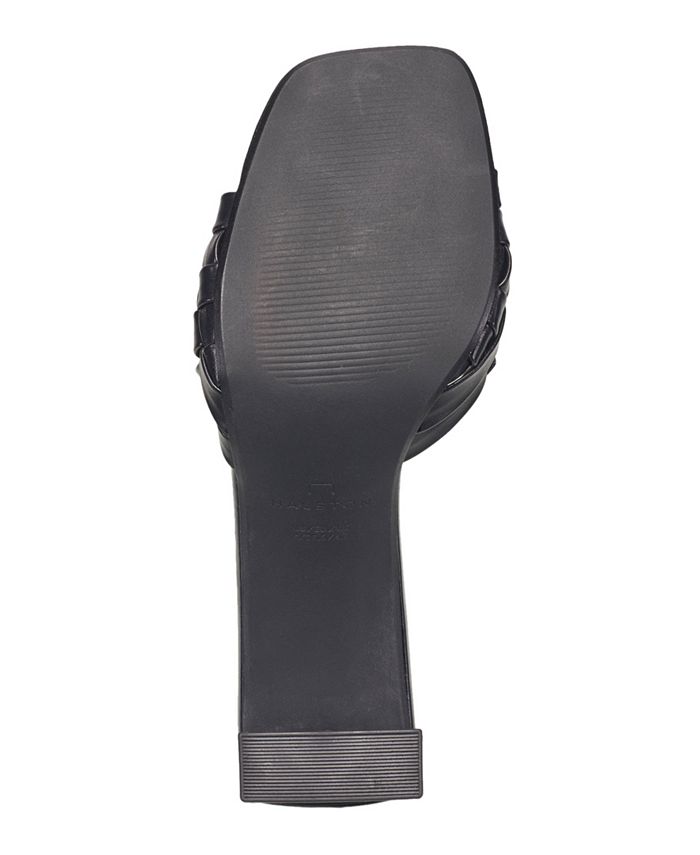 H Halston Women's Woven Slide Dress Sandals - Macy's