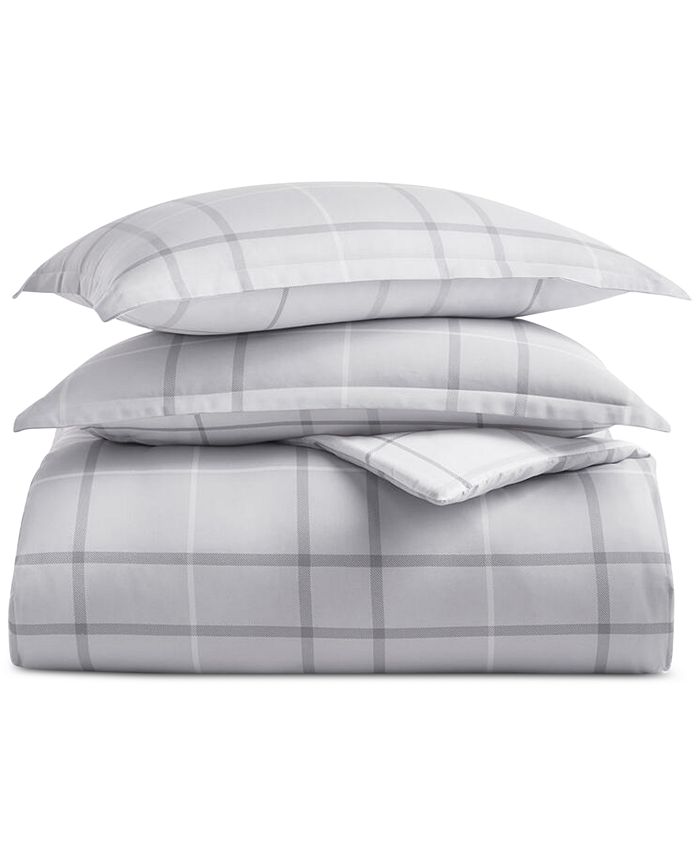 Home Design Two-Tone Grid 3-Pc. Comforter Set, King, Created for Macy's ...