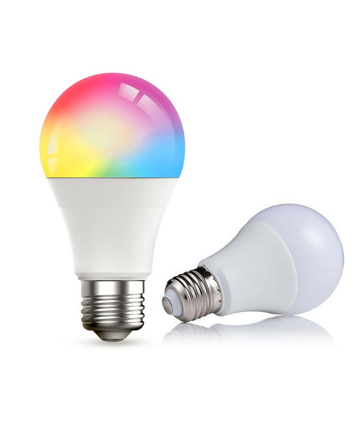 Brightech Smart LED RGB Color Changing Light Bulb - A19, Dimmable, Frosted - Macy's