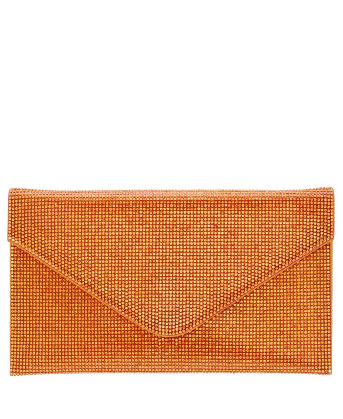 Nina All Over Crystal Envelope Glass Small Clutch - Macy's