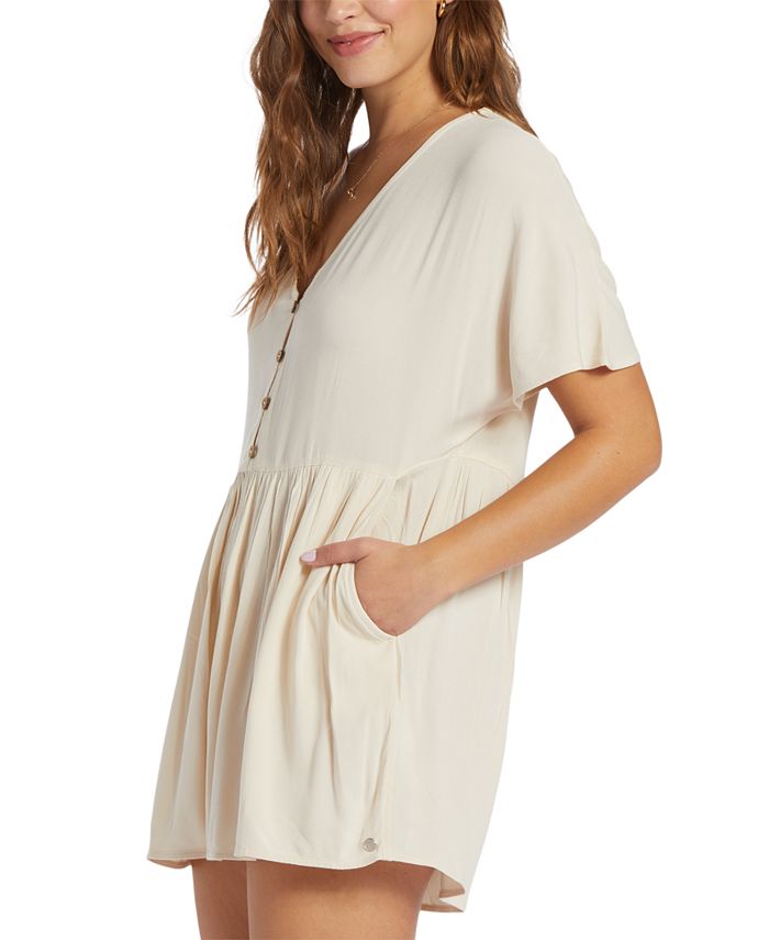 Roxy Juniors' Endless Journey V-Neck Short-Sleeve Romper - Macy's