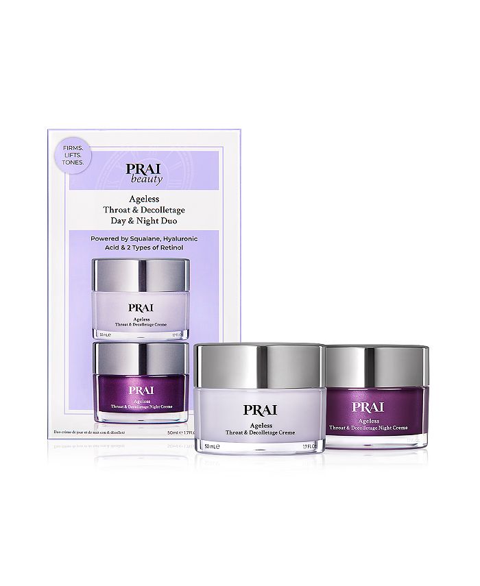 Prai Beauty Ageless Throat & Decolletage Day & Night Duo 50ml - Macy's