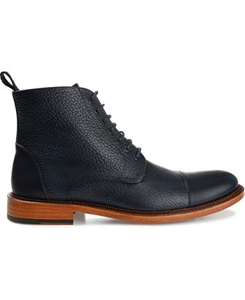 Taft Men's Rome Full-grain Leather Cap Toe Dress Boots - Macy's