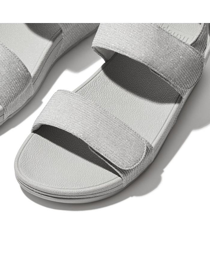 FitFlop Women's Lulu Adjustable Shimmerlux Back Strap Sandals - Macy's