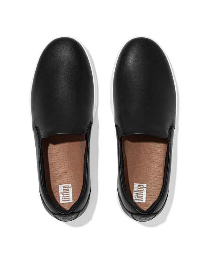 FitFlop Women's Rally Slip-On Platform Skate Sneakers - Macy's