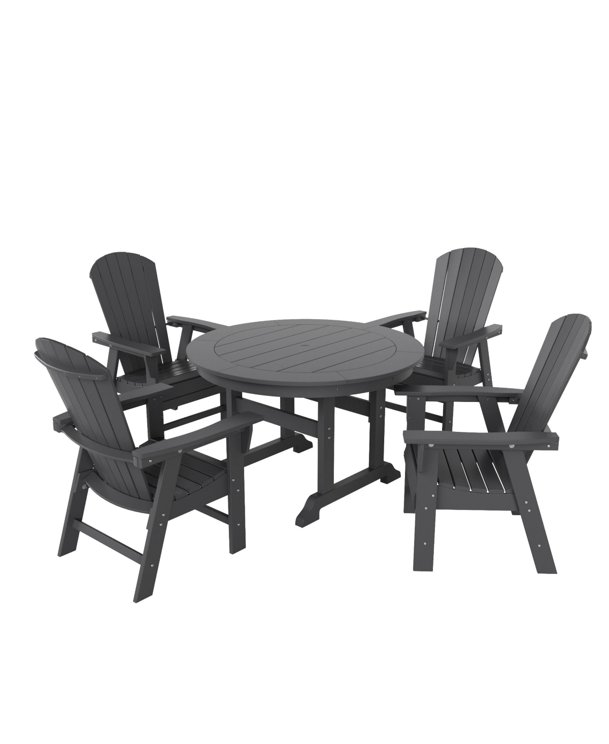 Click here for WestinTrends 5 Piece Outdoor Patio Dining Round Ta... prices