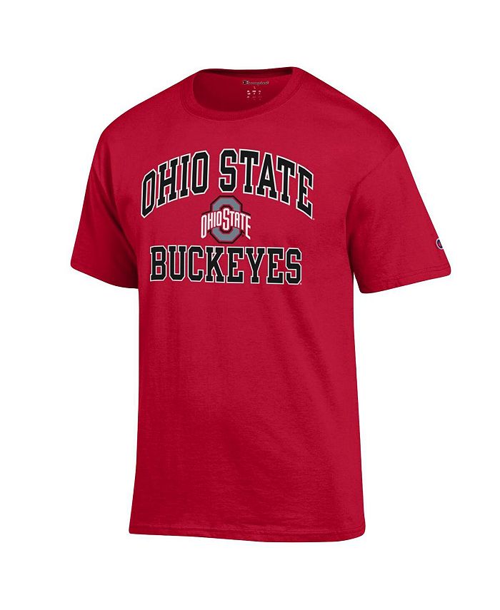 Champion Men's Scarlet Ohio State Buckeyes High Motor T-shirt - Macy's