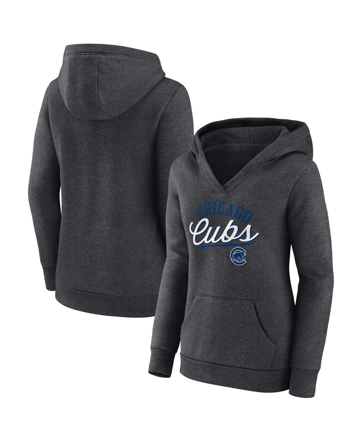 Click here for Womens Fanatics Heather Charcoal Chicago Cubs Simp... prices