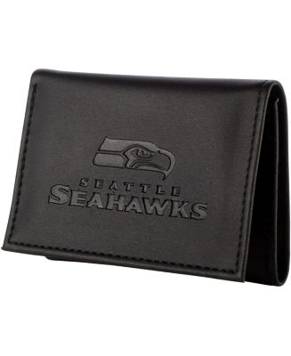 Men's Black Seattle Seahawks Hybrid Tri-Fold Wallet - Macy's
