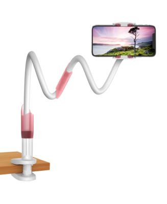 Purely Flexible Arm Phone Stand | Multiple Joint Gooseneck Arm - Pink ...