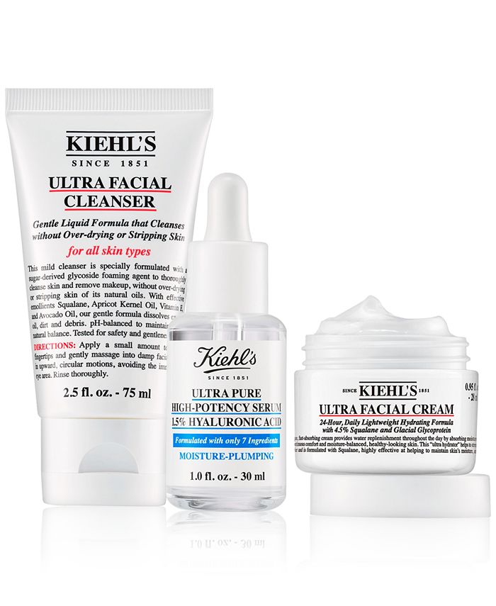 Kiehl's Since 1851 3-Pc. Up-The-Moisture Skincare Starter Set - Macy's