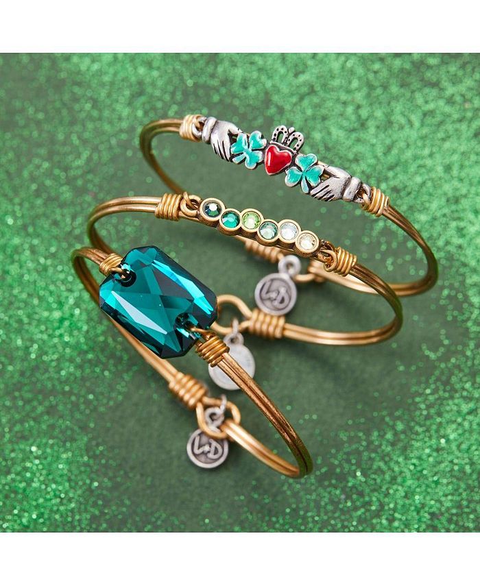 Luca + Danni Green Ombre Starlight Bangle Women's Bracelet - Macy's