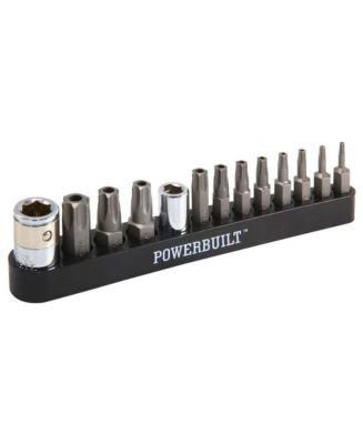 Powerbuilt 13 Piece Tamper Resistant Bit Set - Macy's
