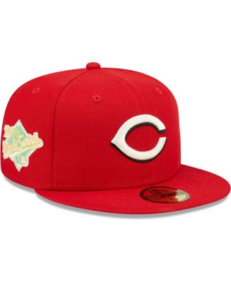 Men's New Era Red Cincinnati Reds 1990 World Series Champions Citrus ...