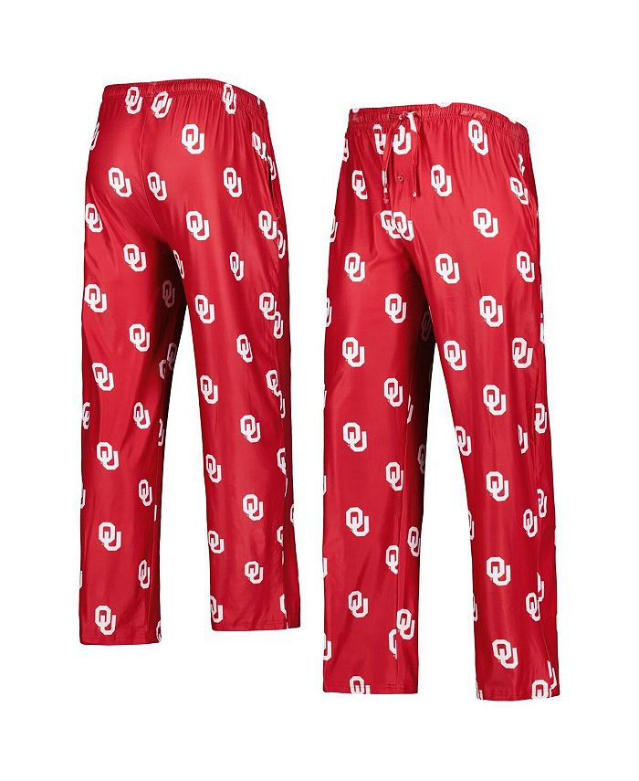 Concepts Sport Men's Crimson Oklahoma Sooners Logo Flagship Allover ...