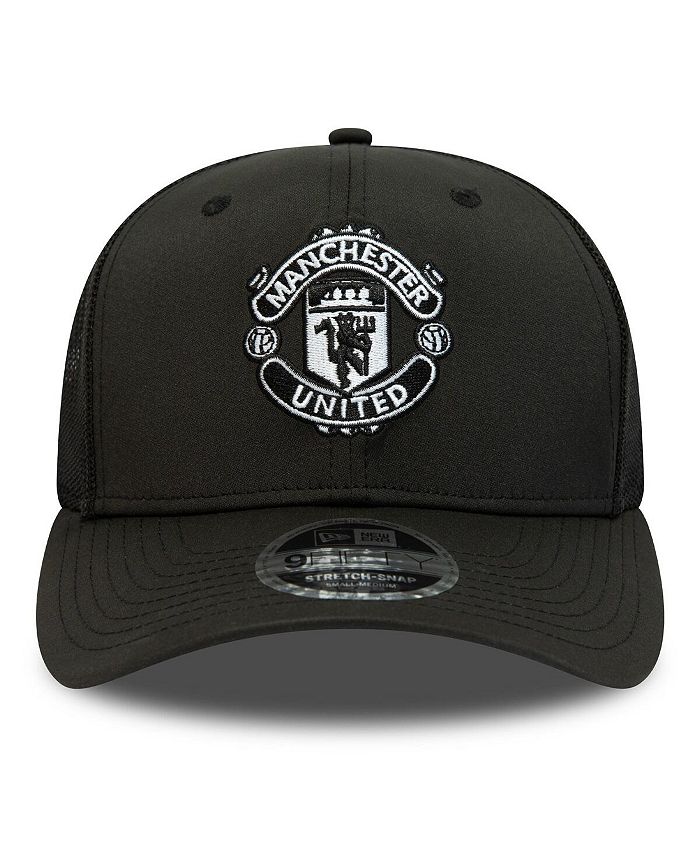 New Era Men's Black Manchester United Tonal Stretch Snap 9FIFTY ...