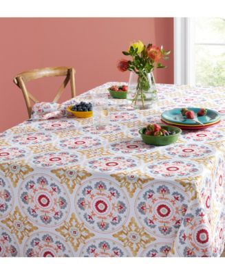 Fiesta Positano Tile Tablecloth 60" X 84" - Macy's