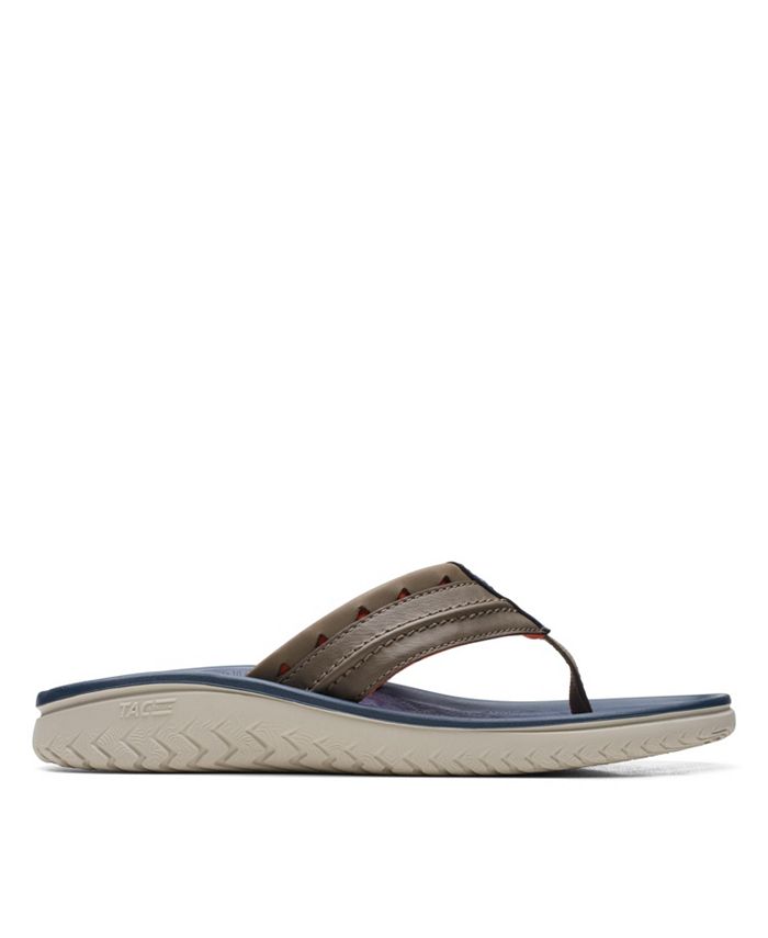 Clarks Men's Wesley Post Comfort Sandals - Macy's