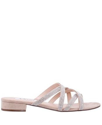 Nina Women's Selina Evening Flat Sandal & Reviews - Sandals - Shoes ...