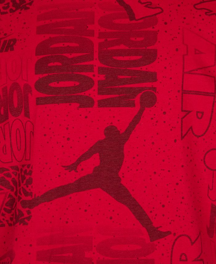 Jordan Big Boys New Wave Printed Short Sleeves T-shirt & Reviews ...