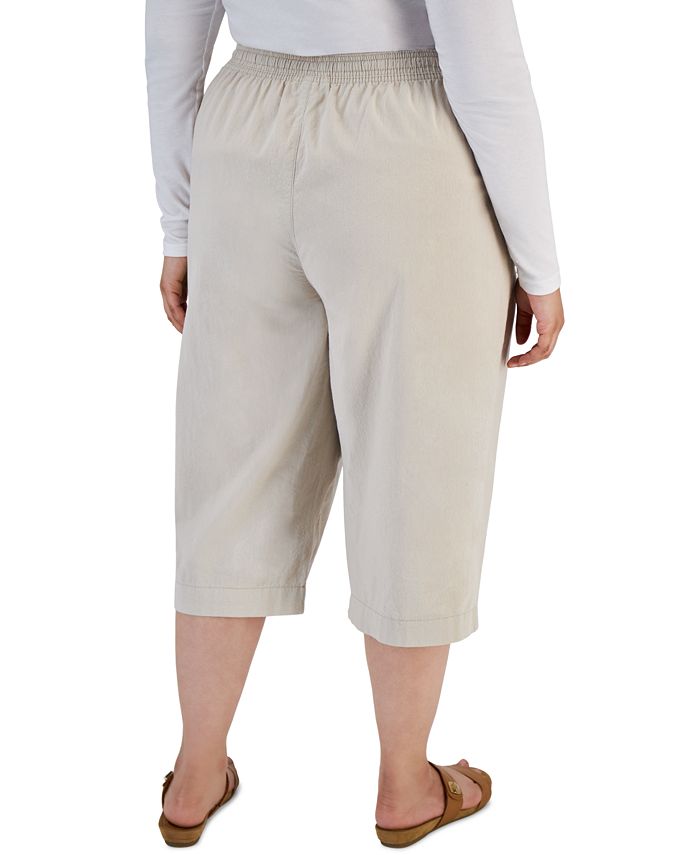 Karen Scott Plus Size Quinn Capri Pants, Created for Macy's - Macy's