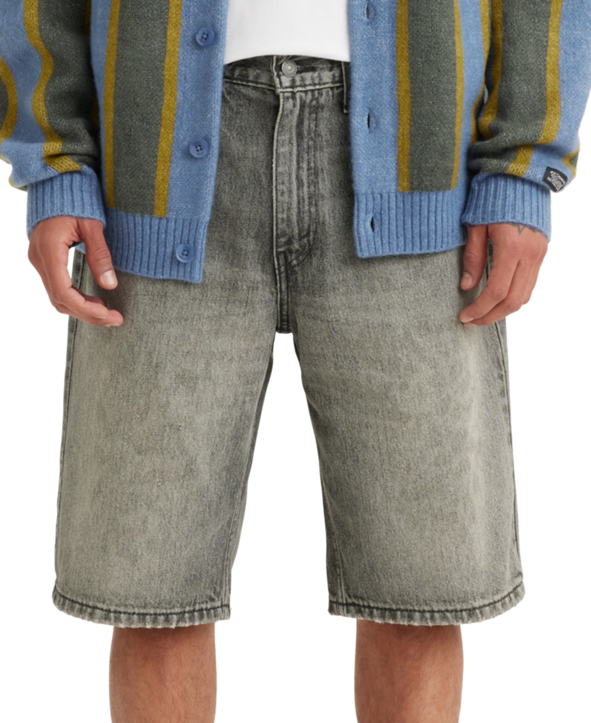 Click here for Levis Mens 469 Loose 12 Jean Shorts - A Look Back prices