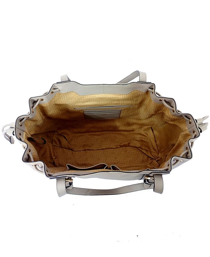 LODIS Cabo Leather Satchel Bag - Macy's