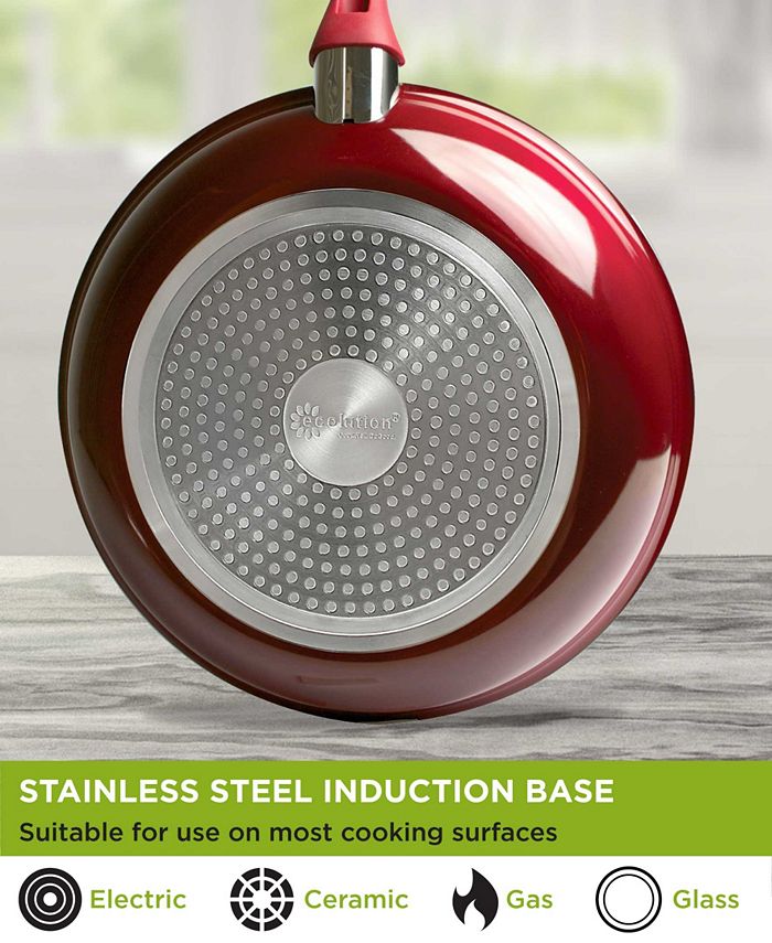 Ecolution Aluminum 11" Bliss Non-Stick Fry Pan - Macy's