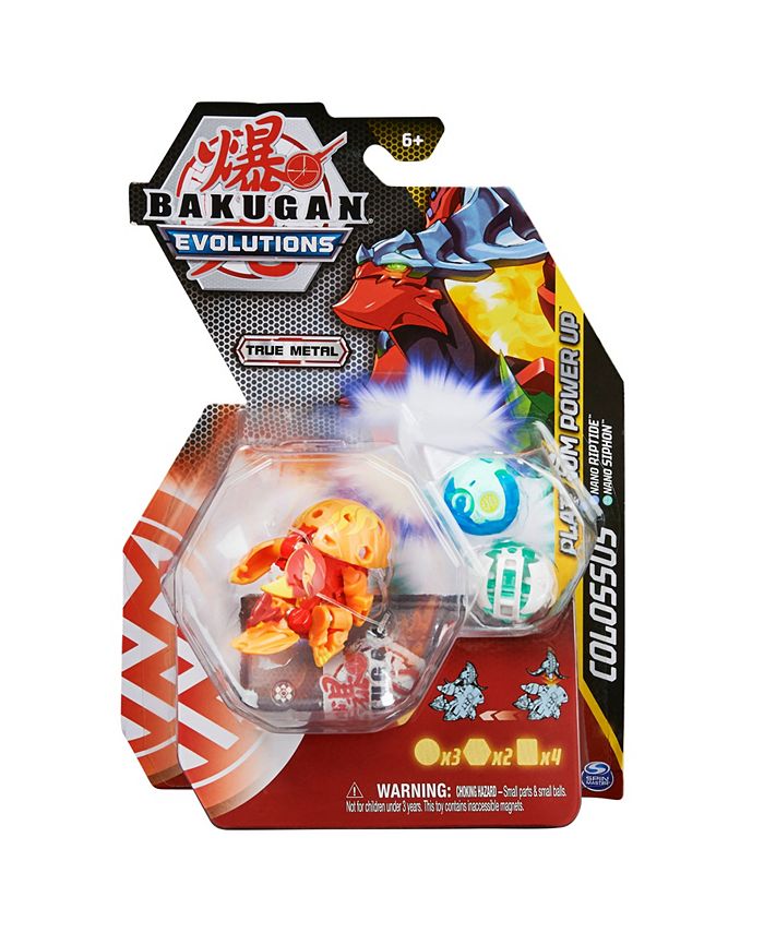 Bakugan Evolutions, Colossus and Nano Riptide and Siphon Platinum Power ...